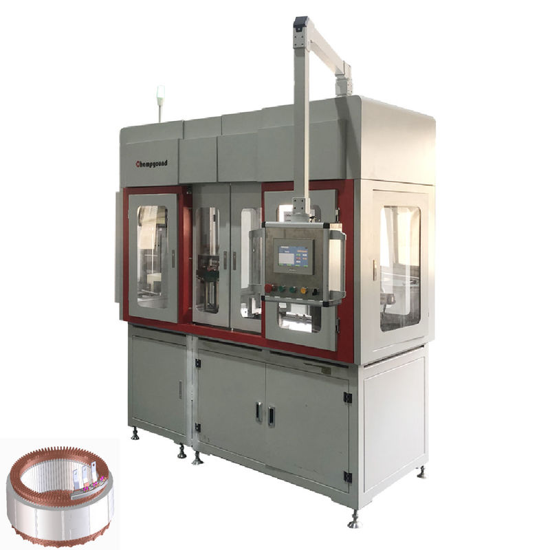 Flat Wire Stator Assembly Line Widening Motor Winding Coil Making ...