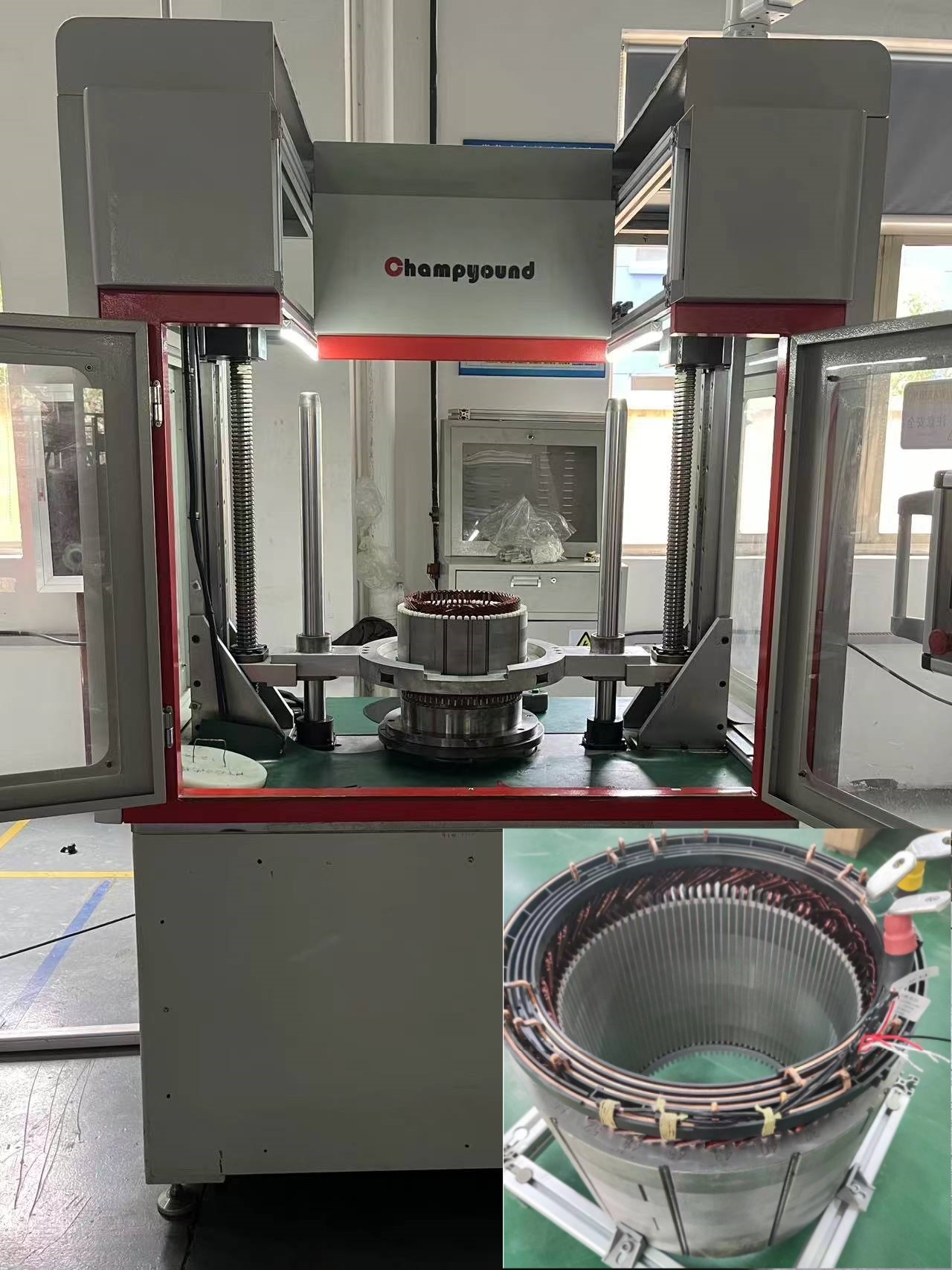 Stator Widening Brushless Motor Armechar Winding Machine For Light ...